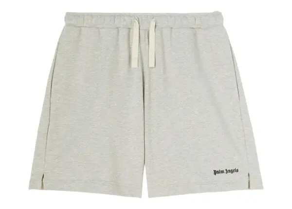 Palm Angels Embroideredlogo Track Shorts - Grey