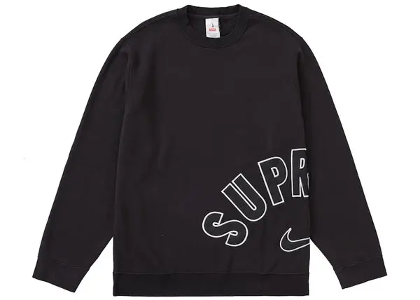 Supreme Nike Arc Crewneck Sweatshirt - Black
