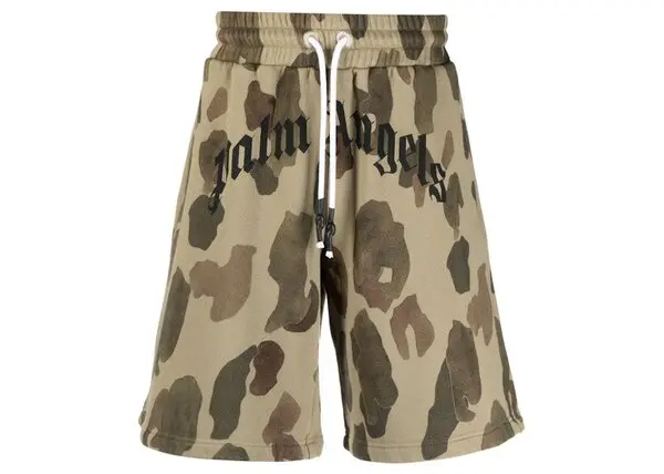 Palm Angels Camouflage Pattern Shorts
