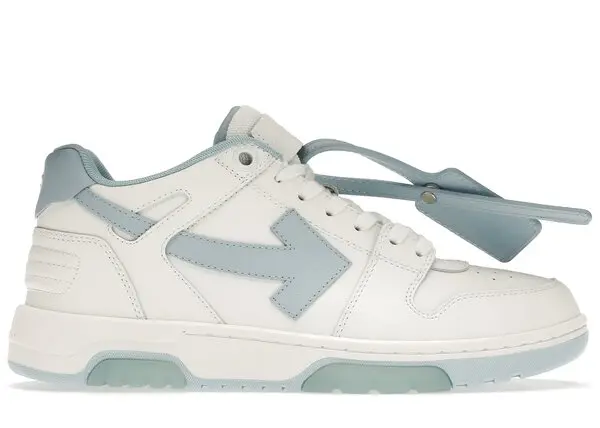 Off-White Off Out Of Office Ooo 30 Mm Low Tops - White/light Blue