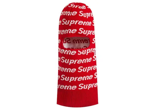 Supreme Repeat Balaclava - Red