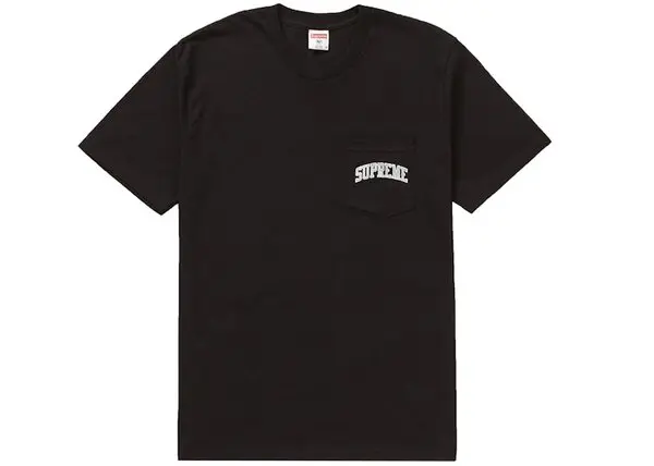 Supreme Nfl X Raiders X '47 Pocket Tee Shirt - Black