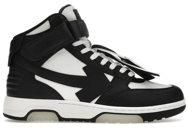 Off-White Out Of Office Mid-top Sneakers - White/black