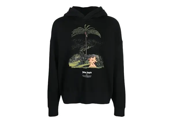 Palm Angels Enzo From The Tropics Hoodie - Black