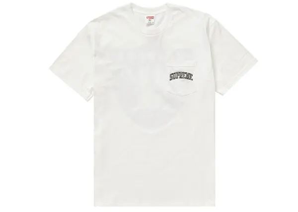 Supreme Nfl X Raiders X '47 Pocket Tee Shirt - White