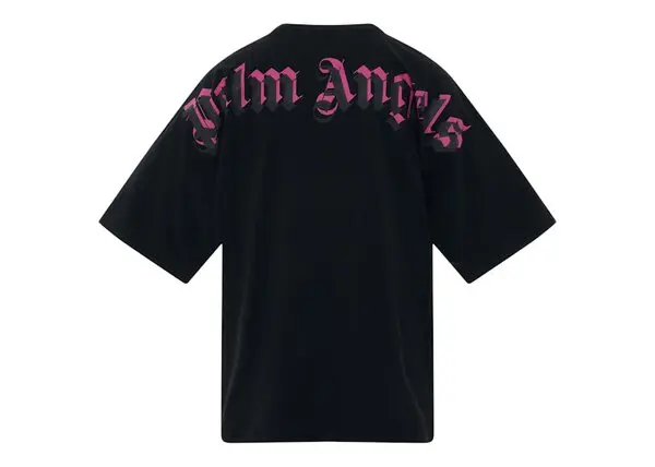 Palm Angels Doubled Logo Over Tee Shirt