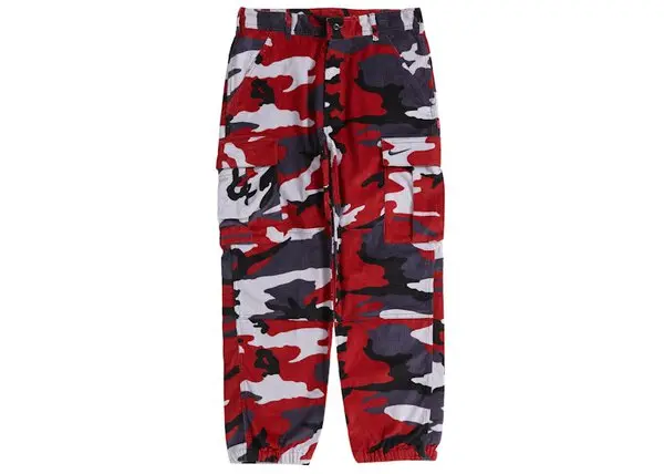 Supreme Nike Arc Corduroy Cargo Pant - Red Camo