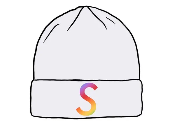 Supreme New Era Swarovski S Logo Beanie - White