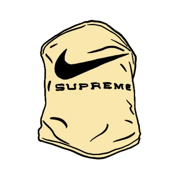 Supreme Nike Neck Warmer - Pale Yellow