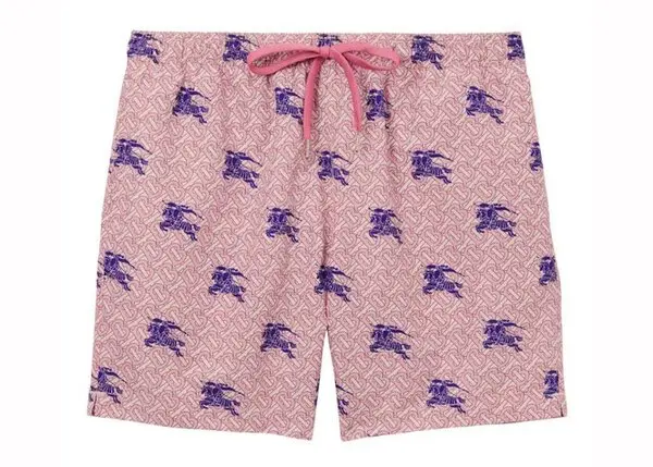 Burberry Ekd Tbmonogram Swim Shorts - Pink