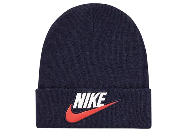 Supreme Nike Beanie - Navy Blue