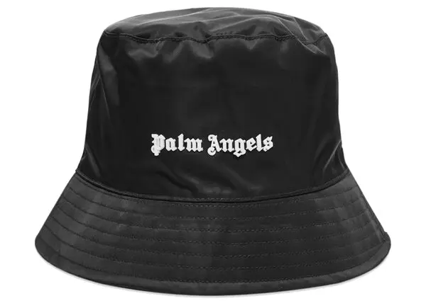 Palm Angels Classic Logo Bucket Hat - Black