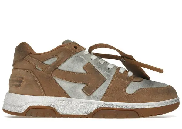 Off-White Out Of Office Low Top Sneakers - Brown/white