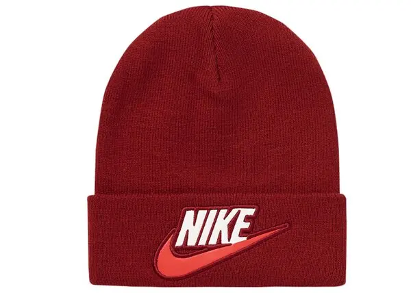 Supreme X Nike Beanie - Burgundy