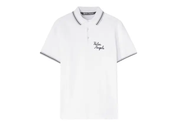 Palm Angels Embroidered Polo Shirt