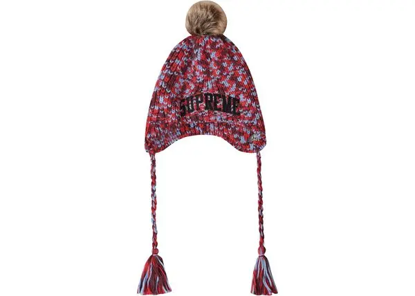Supreme New Era Toboggan Beanie - Red