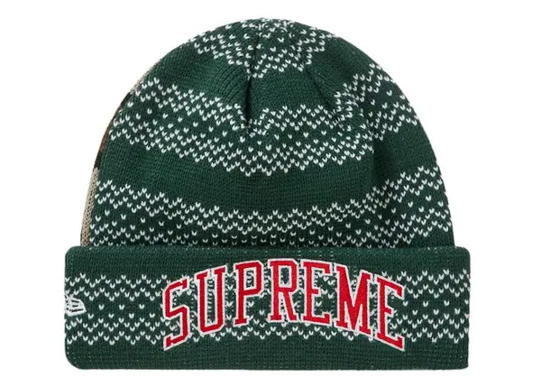 Supreme New Era Beanie - Green