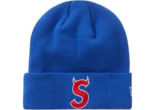 Supreme New Era S Logo Beanie - Royal