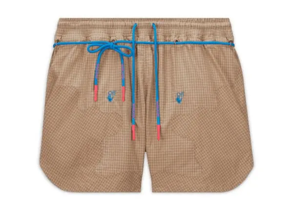 Off-White X Nike 002 Woven Shorts - Beige
