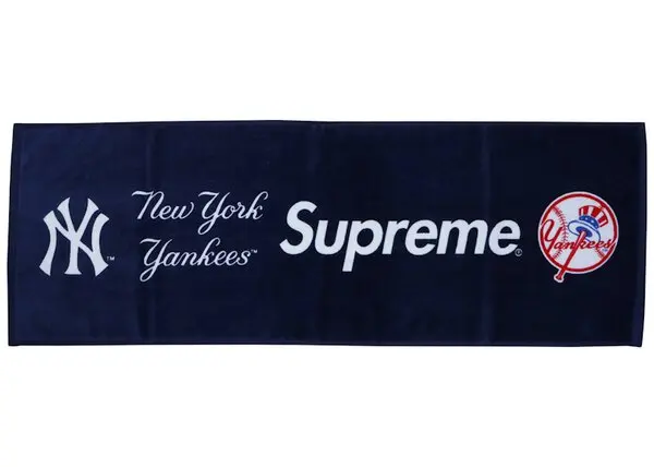 Supreme New York Yankees Hand Towel - Navy Blue