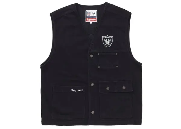Supreme Nfl X Raiders X '47 Denim Vest
