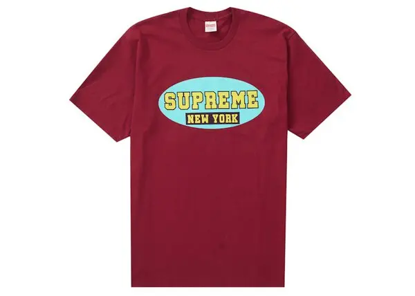 Supreme New York Tee Shirt - Cardinal
