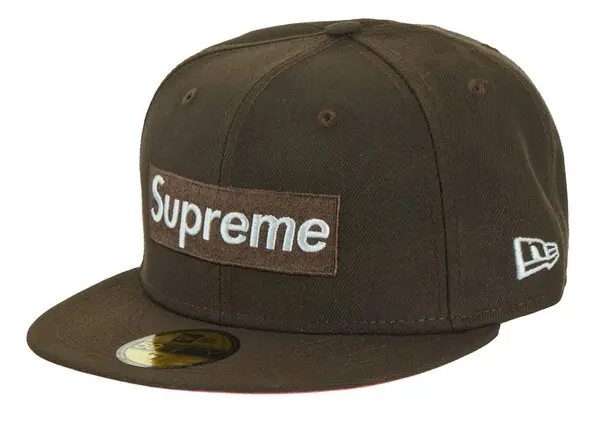 Supreme No Comp Box Logo New Era Cap - Brown