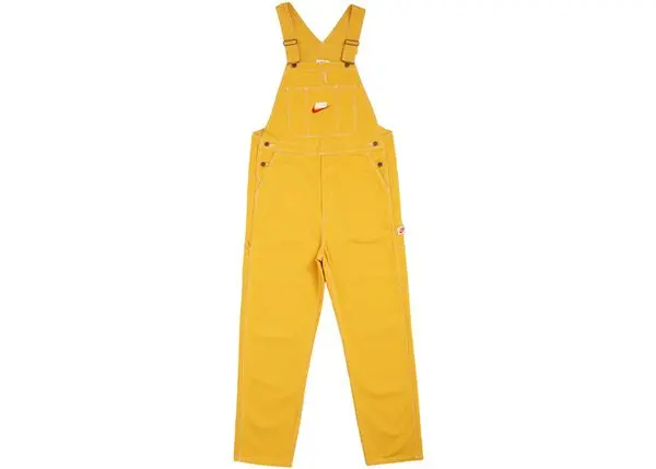 Supreme Nike Cotton Twill Overalls - Mustard