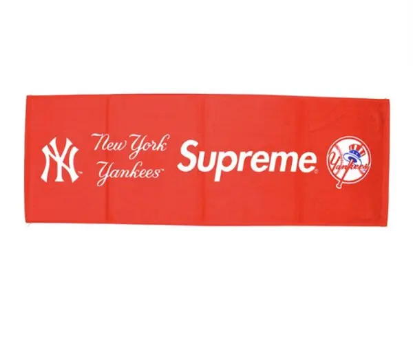 Supreme New York Yankees Hand Towel - Red