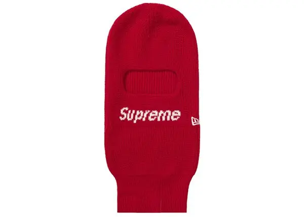 Supreme New Era Box Logo Balaclava - Red