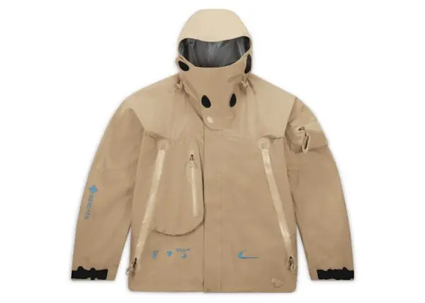 Off-White X Nike 007 Gore-Tex Jacket Beige Editorialist