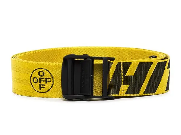 Off-White 2.0 Industrial Logo Belt - Yellow/black