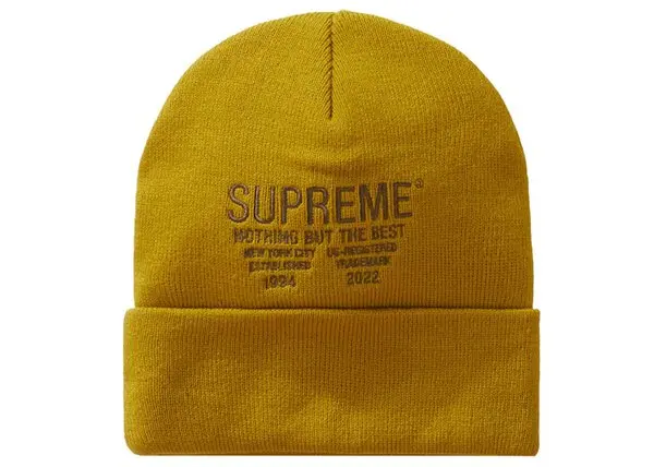 Supreme Nothing But Beanie - Mustard