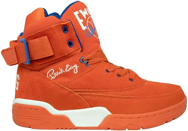 EWING ATHLETICS 33 Hi Suede Nyc Mecca Sneakers - Orange/white/blue