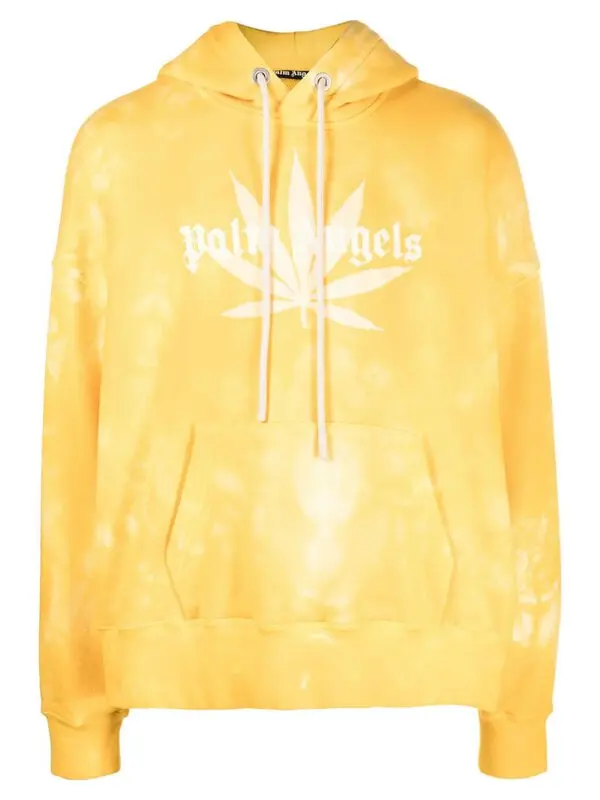 Palm Angels Leaf Tie-dye Hoodie