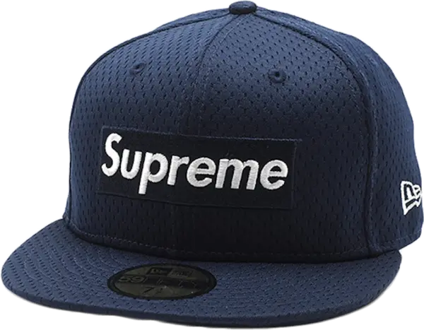 Supreme New Era Mesh Box Logo Cap - Navy Blue