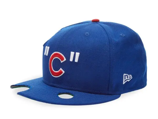 Off-White X Mlb Chicago Cubs Cap - Blue/red/white