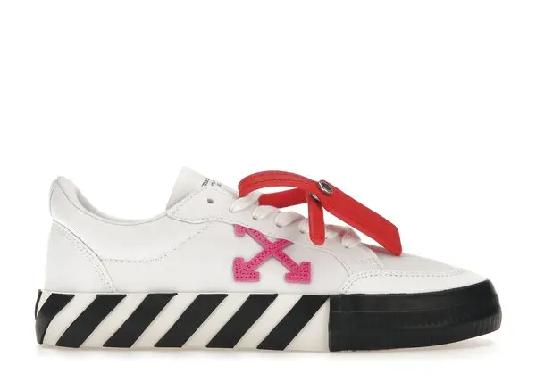 Off-White Off Vulc Low Sneakers - White/fuchsia