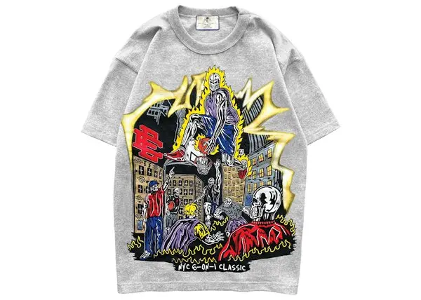 ERIC EMANUEL X Warren Lotas Jump Shot Tee Shirt - Grey