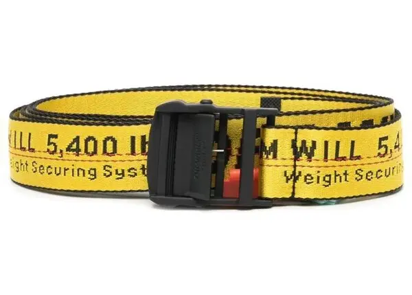 Off-White Classic Industrial Belt - Yellow/black