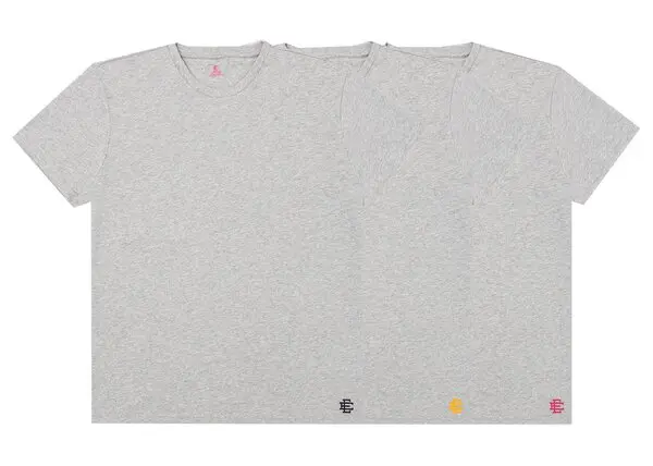 ERIC EMANUEL Ee T-shirt 3 Pack - Heather Grey