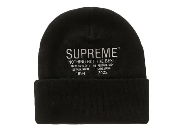 Supreme Nothing But Beanie - Black