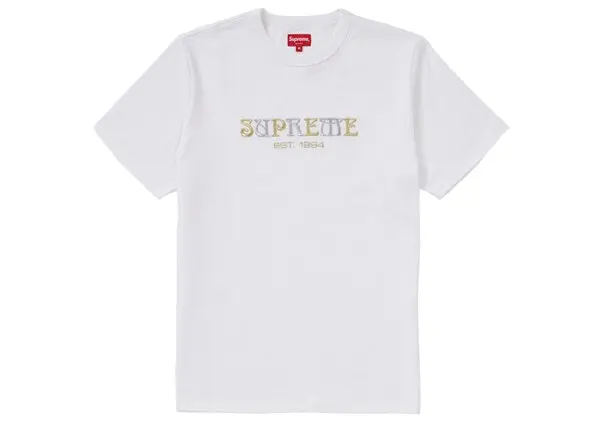 Supreme Nouveau Logo Tee Shirt - White