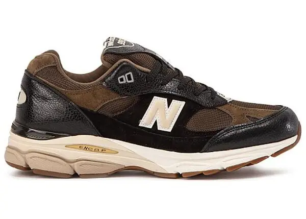 NEW BALANCE 991.9 Miuk Caviar And Vodka Sneakers - Black/brown