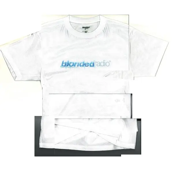 FRANK OCEAN Blonded Radio New Classic Logo T-shirt - White/iceman