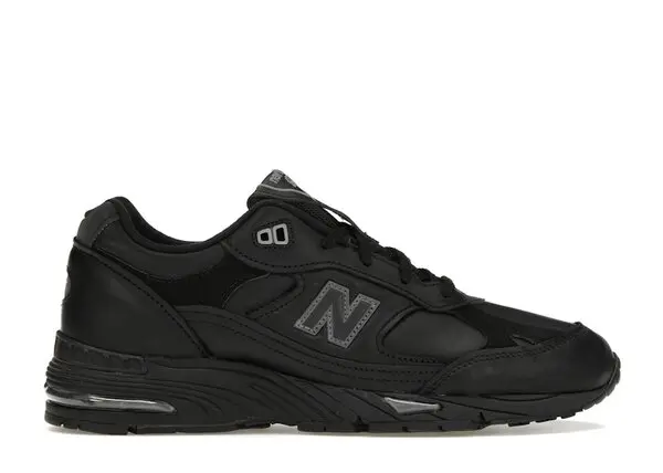 NEW BALANCE 991 Leather Sneakers - Black/grey