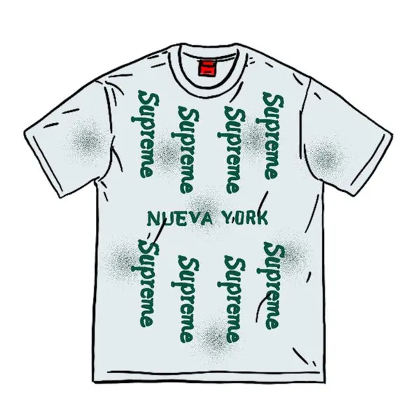 Supreme Nueva York Short Sleeve Top - White