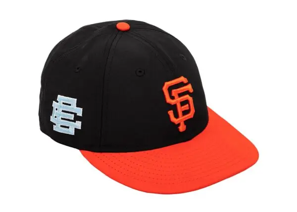 ERIC EMANUEL Retro Crown Giants Cap - Black/orange/sky Blue