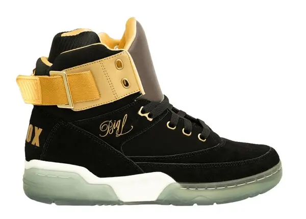 EWING ATHLETICS 33 High Big L - Black/gold/white