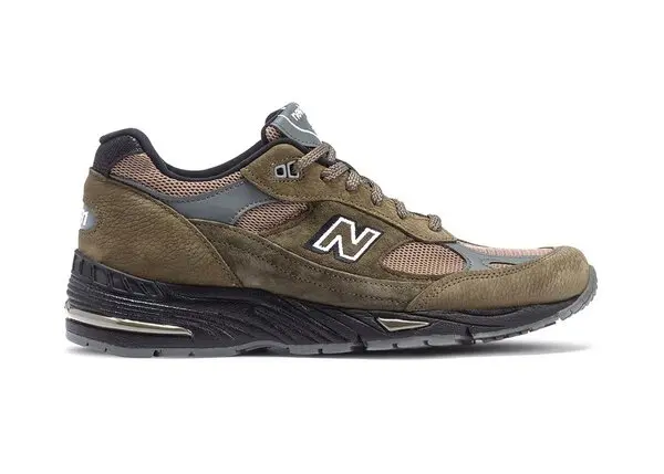 NEW BALANCE 991 Miukin Sneakers - Olive/tan